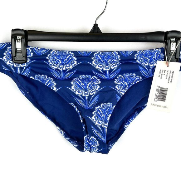 Johnny Was | Swim | Johnny Was Womens Yao Blue Hipster Floral Bikini ...